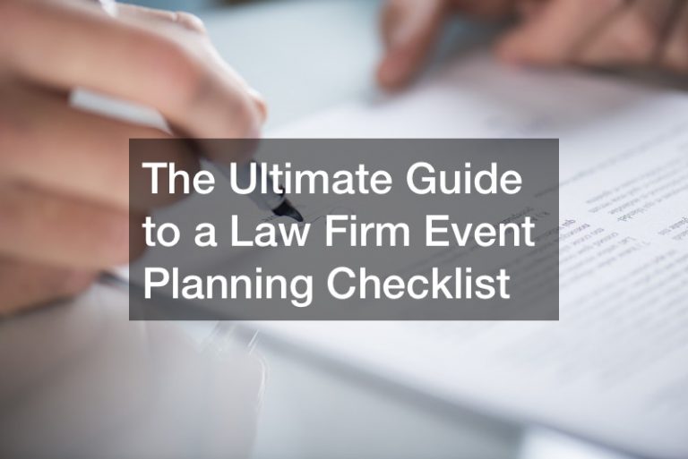 The Ultimate Guide to a Law Firm Event Planning Checklist - Legal ...